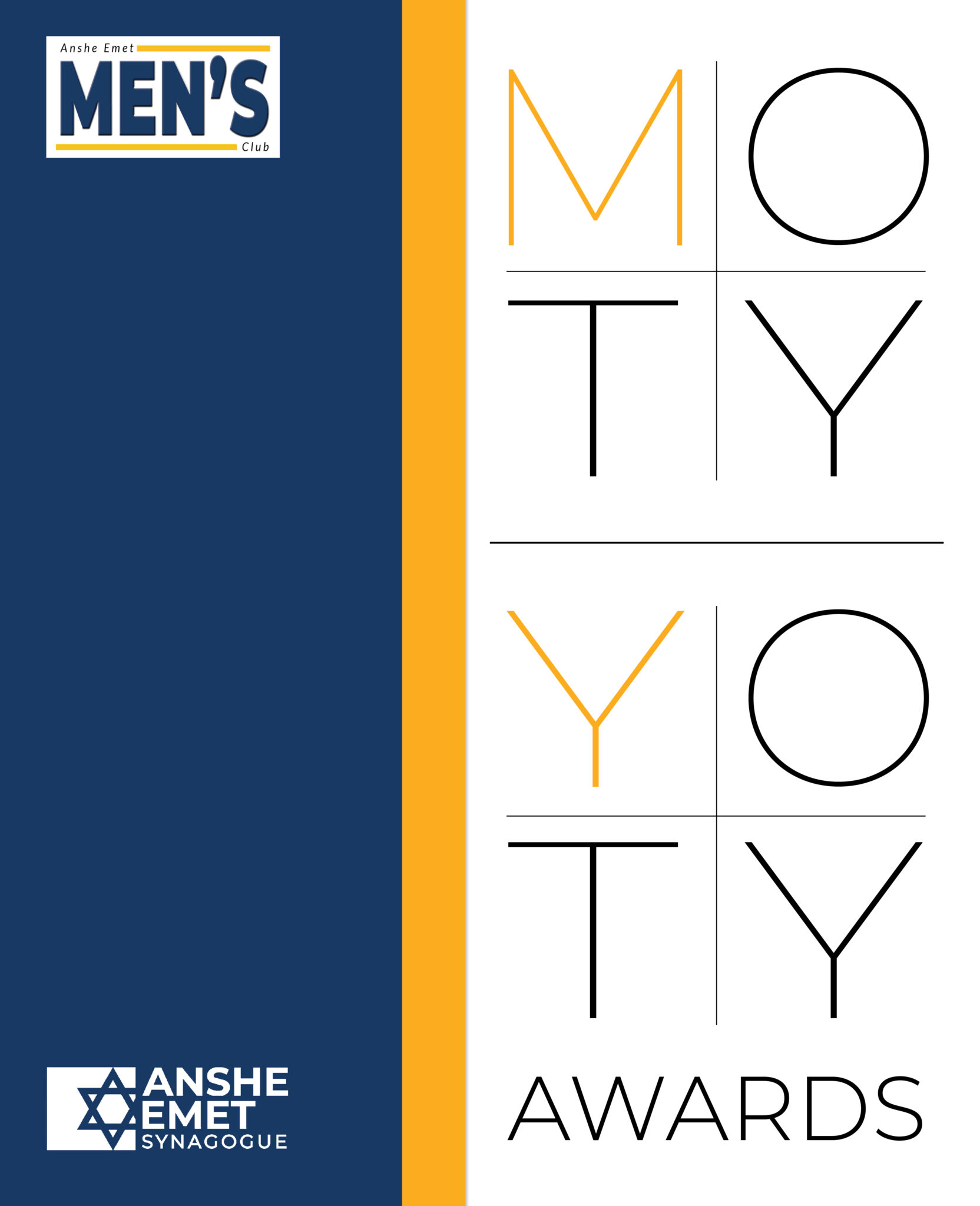 Men’s Club Annual Man & Youth of the Year Awards 2026 | Anshe Emet ...