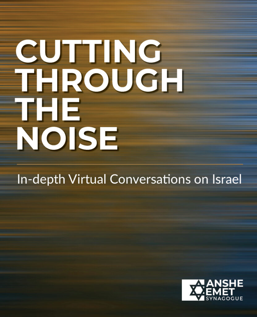 Cutting Through the Noise: In-depth Virtual Conversations on Israel ...